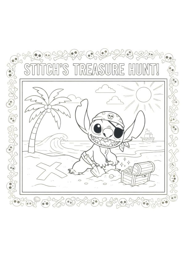 Lilo in Stitch Pobarvanke Brezplačne za Tiskanje in Barvanje