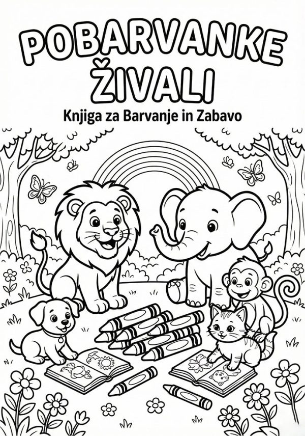 Pobarvanke Živali | 100 Strani | Prenesi in Natisni A4 (PDF)